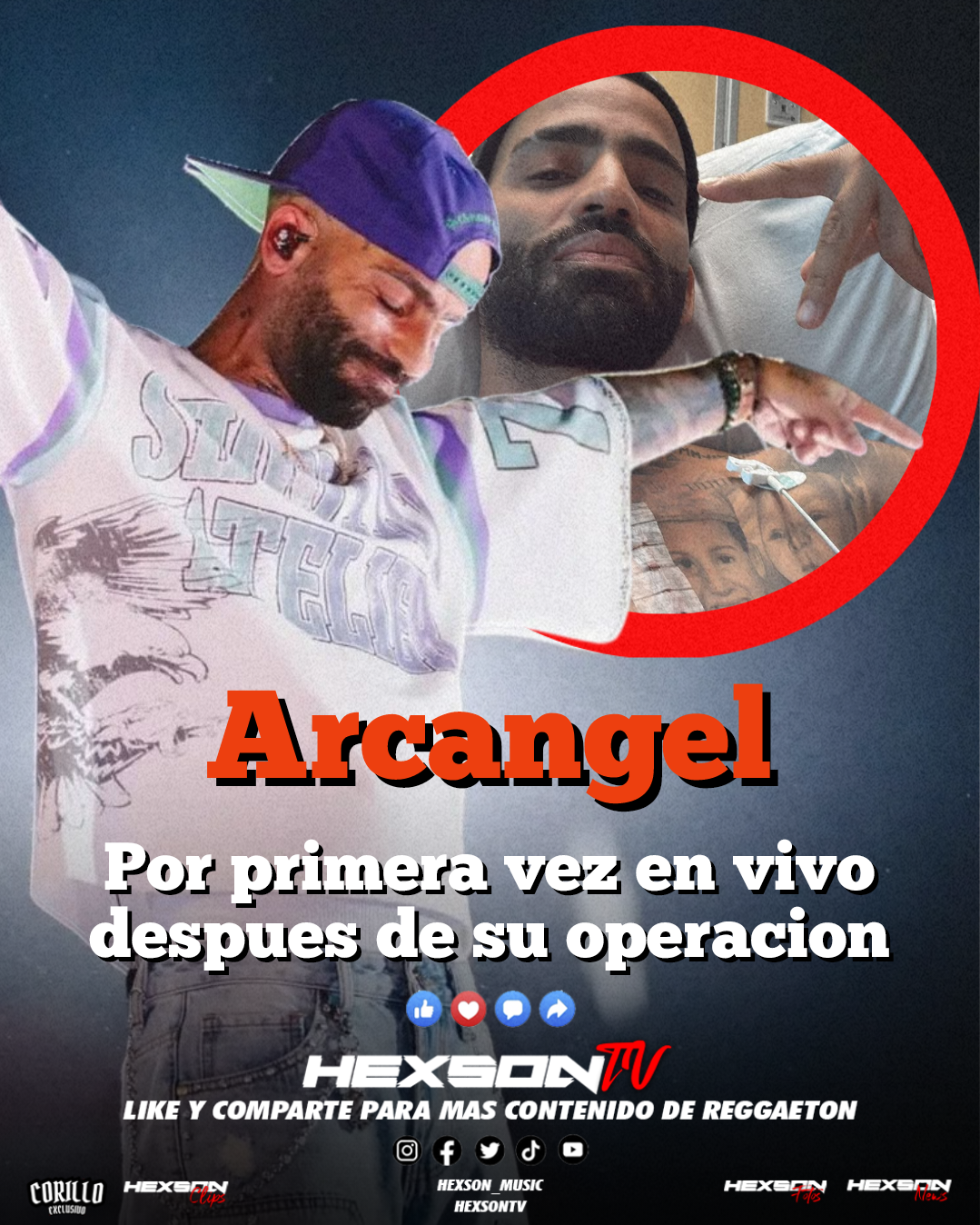 Arcángel hace historia con su regreso a los escenarios en Guatemala - Corillo Exclusivo